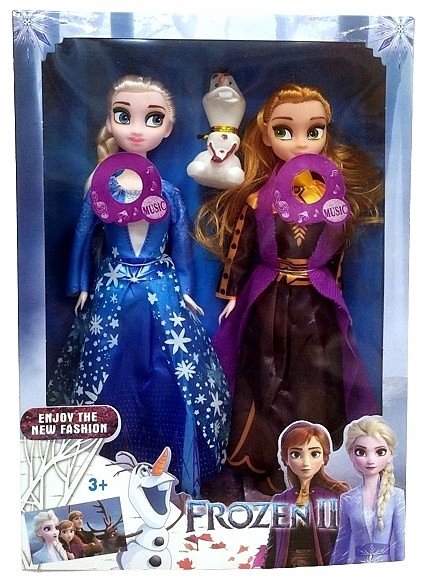 LALKA ELZA I ANNA FROZEN ŚPIEWAJĄCA KRAINA LODU (6905850002591) • Cena ...
