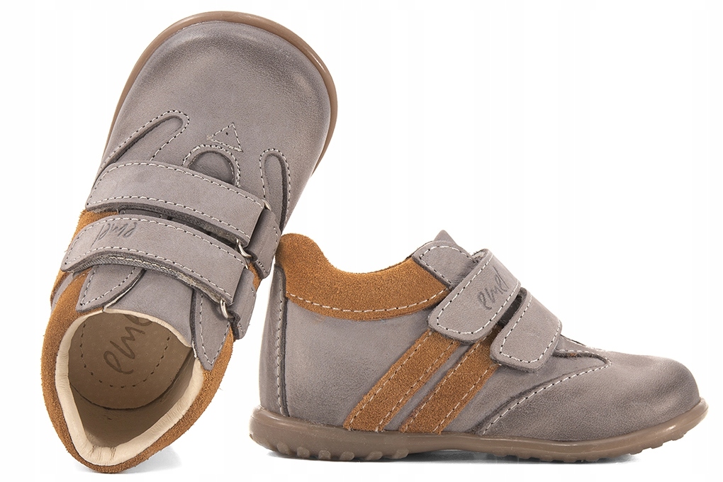 EMEL SPORTOVNÍ KOTNÍKOVÉ BOTY POLOBOTKY ŠEDÉ ES 2045D-20 VEL. 19 ...