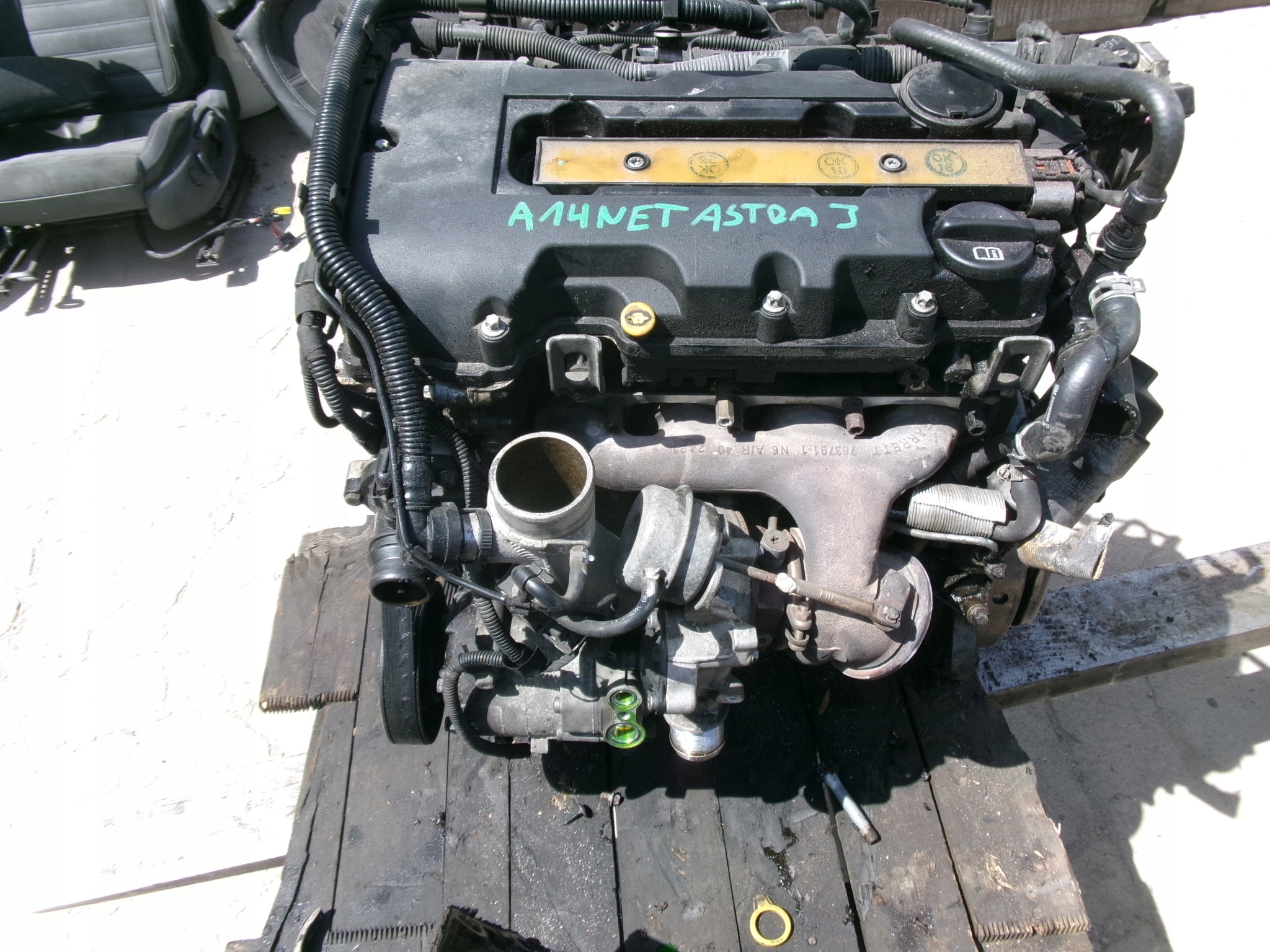OPEL ASTRA IV J MERIVA B MOKKA SILNIK KOMPLETNY 1.4 TURBO A14NET ASTRAJJJ1 za 6000 zł z Wiórek ...