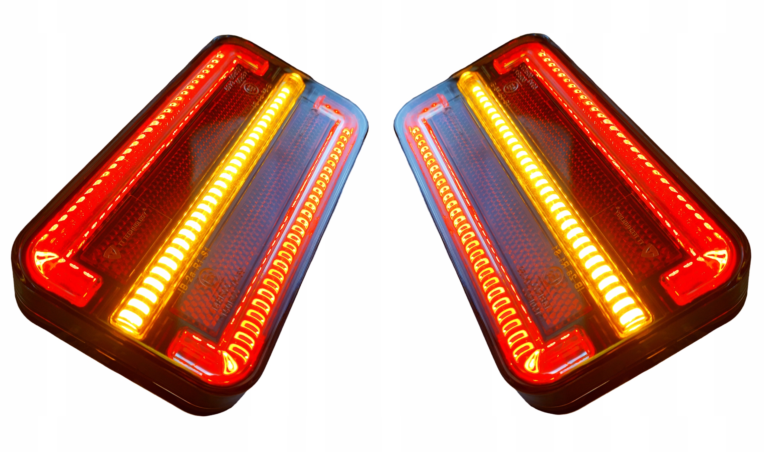 LAMPY LED TYLNE LEDOWE PARA KOMPLET 12-24V DO PRZYCZEP NACZEP 3 FUNKCJE ... LAMPY LED TYLNE LEDOWE PARA KOMPLET 12-24V DO PRZYCZEP NACZEP 3 FUNKCJE ...