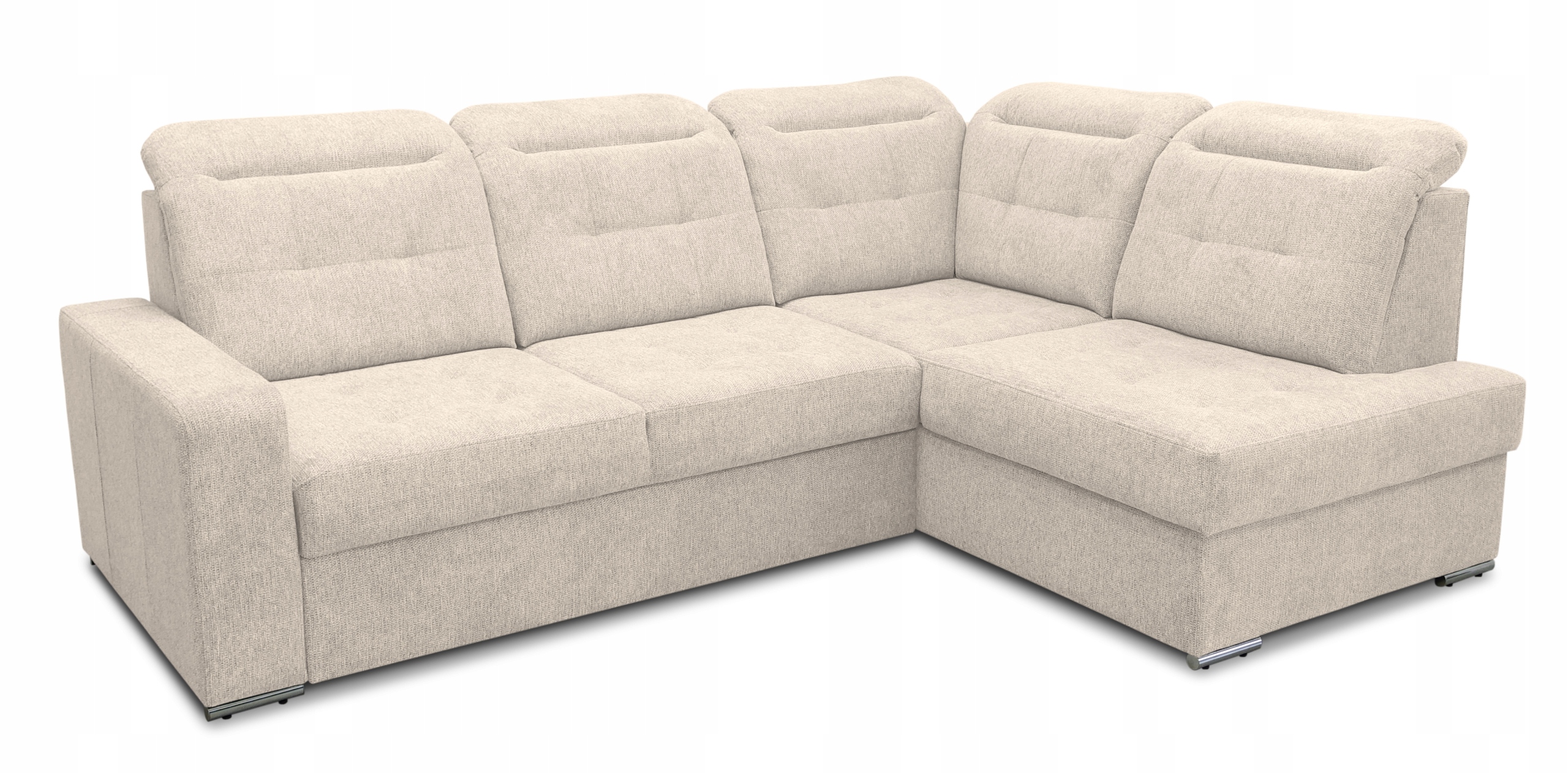 Narożnik z funkcją spania i pojemnikiem na pościel rozkładany ALFA (narożnik-alfa) • Cena ...