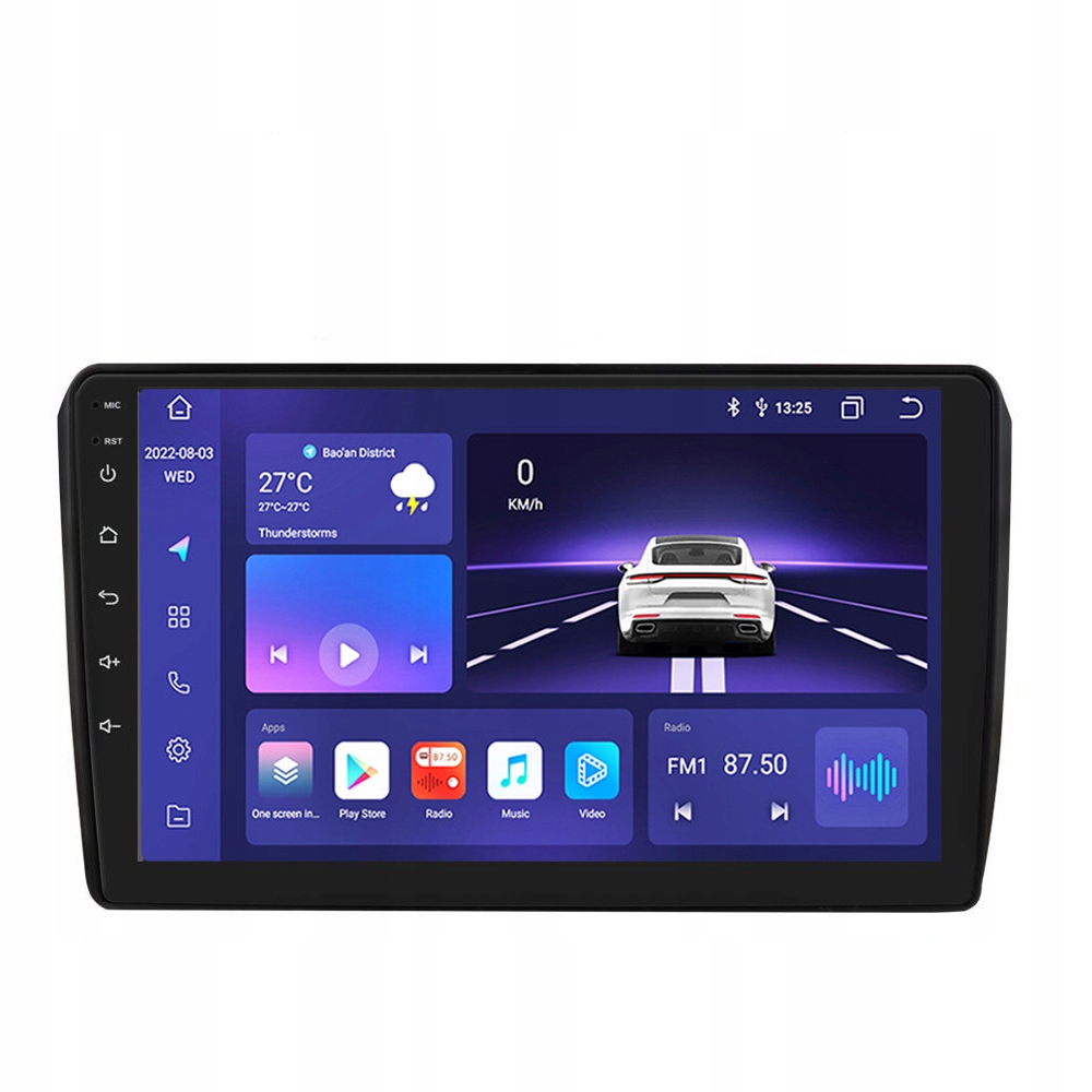 Radio FM RDS DAB+ Opcja Tablet Android WiFi 4G GPS Nawi MP4 USB AUDI A3 ...
