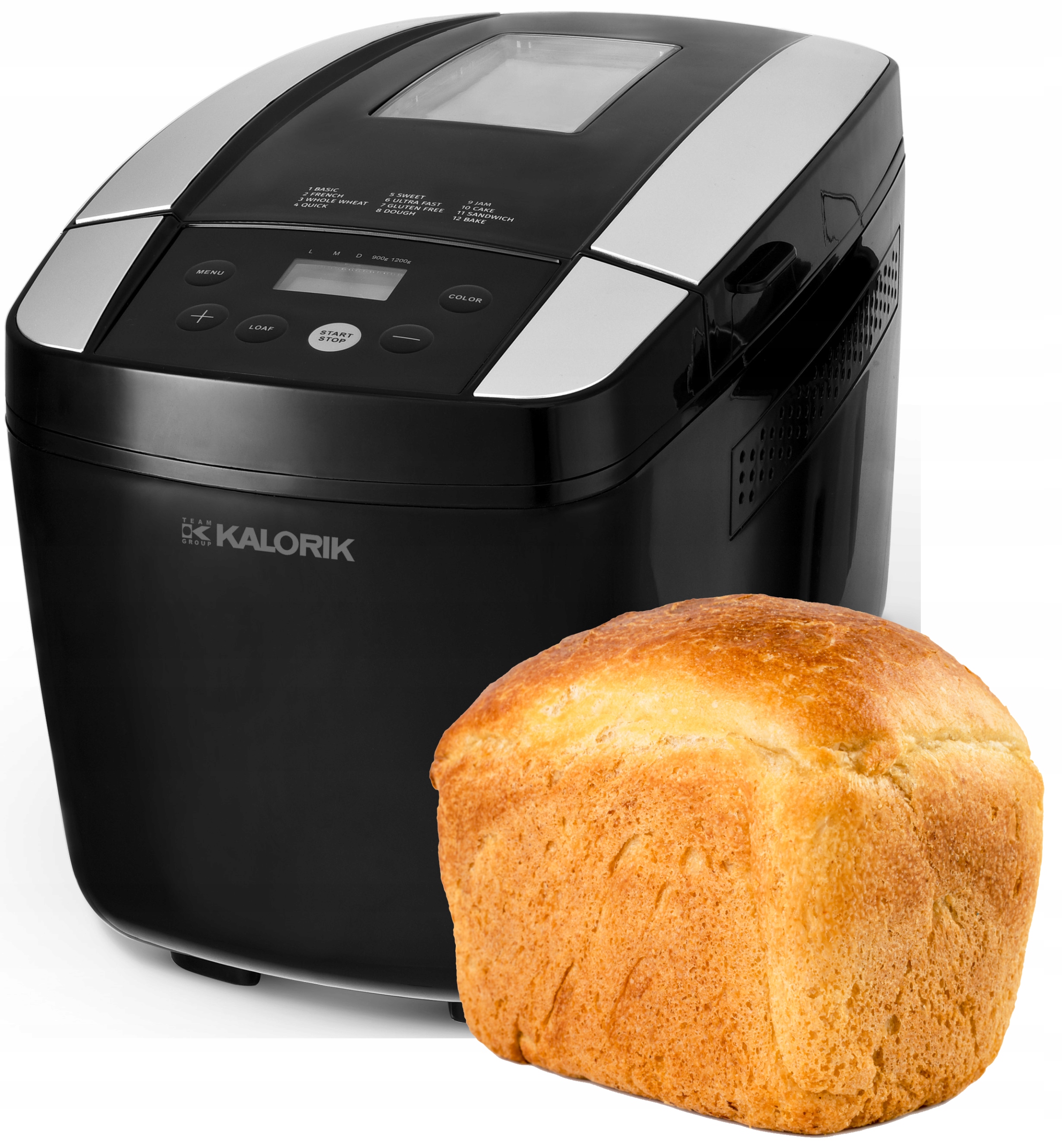 Pekárna na chleba Kalorik TKG BBA 2002 černá 800 W, (5413346359261) • Ceny, Recenze - Allegro