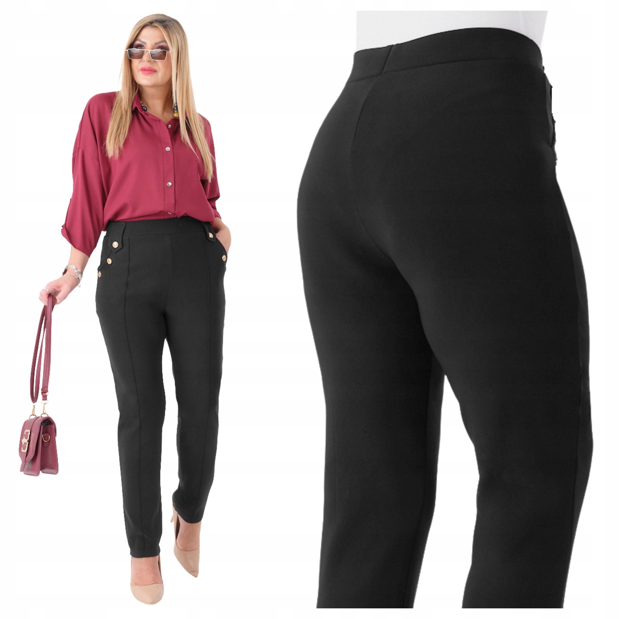 Spodnie Damskie Femimoda - Niska cena na Allegro