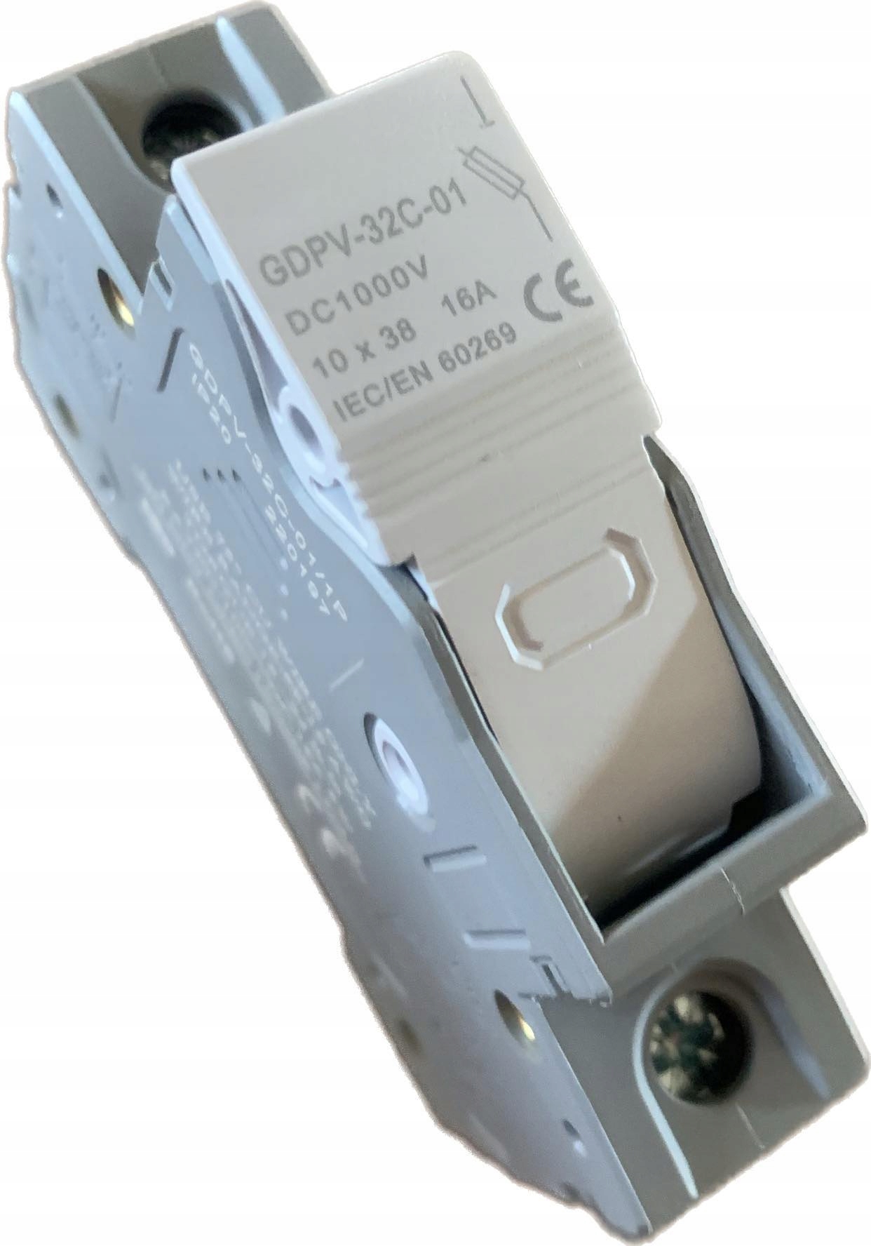 ROZŁĄCZNIK BEZPIECZNIK 10X38 1P DC 1000V 16A (APV-PB-10X38-1P) • Cena, Opinie 13817332941 ...