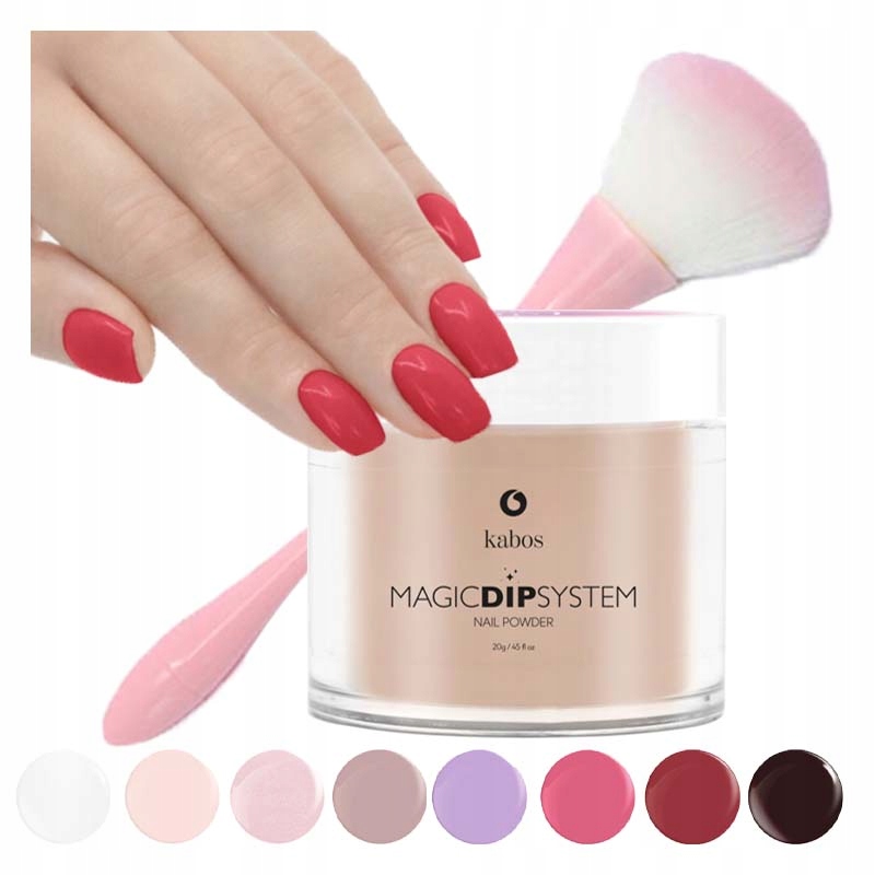 KABOS Magic Dip System Manicure Tytanowy Zestaw 14730930192 - Allegro.pl
