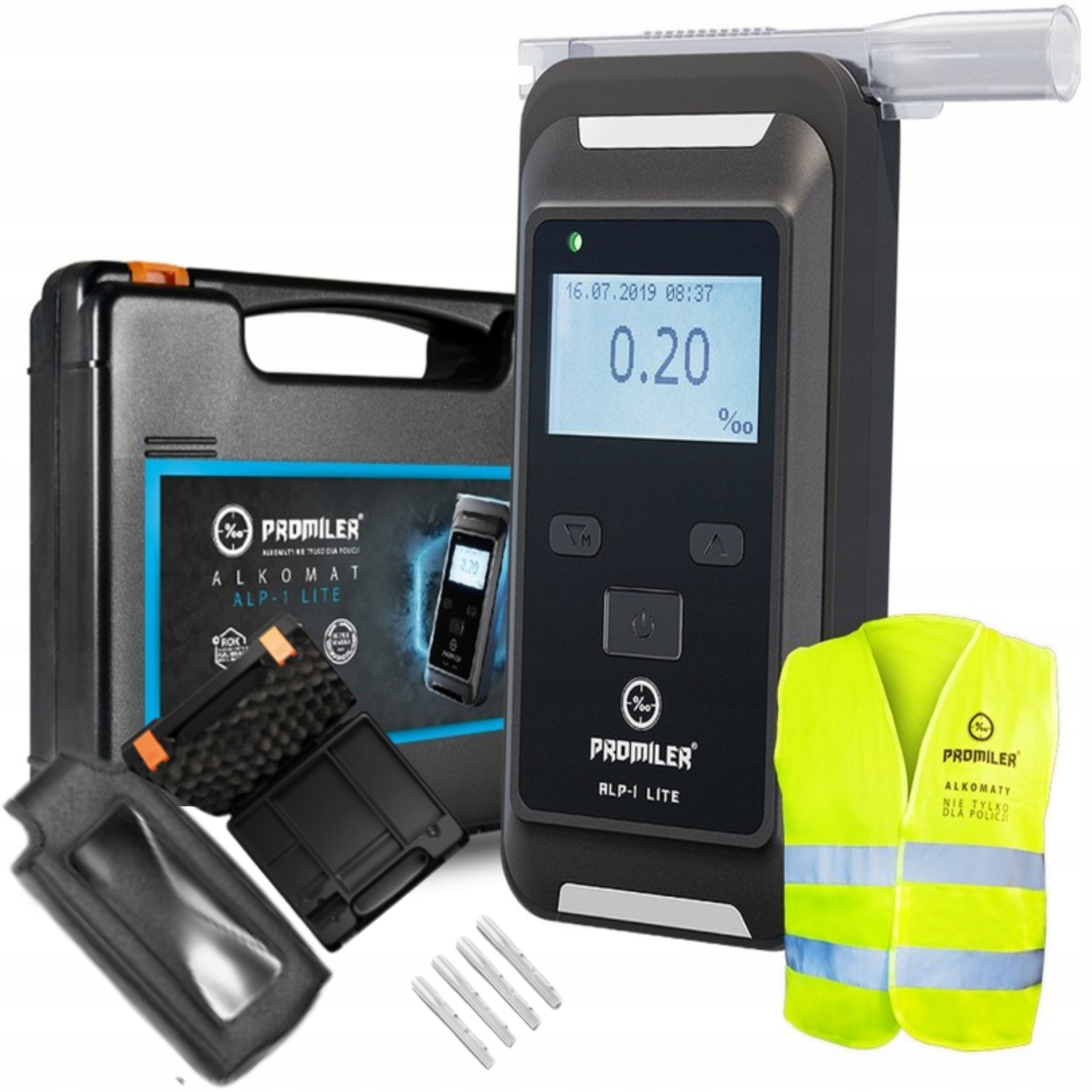 Alkomat promiler alp-1 lite precyzyjny alkomat dla kierowców + walizka 5901687922218 za 1032 ...