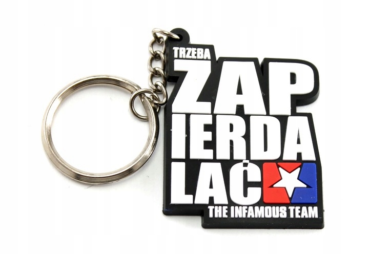 BRELOK TRZEBA ZAPIERDALAĆ INFAMOUS TEAM - porównaj ceny - Allegro.pl