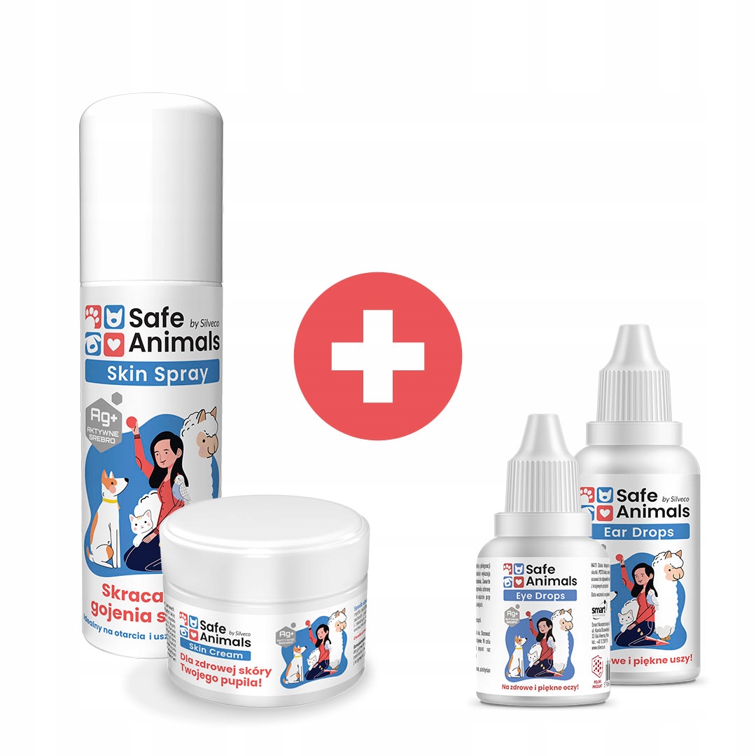Apteczka SAFE ANIMALS - zestaw pierwszej pomocy dla psa i kota ...