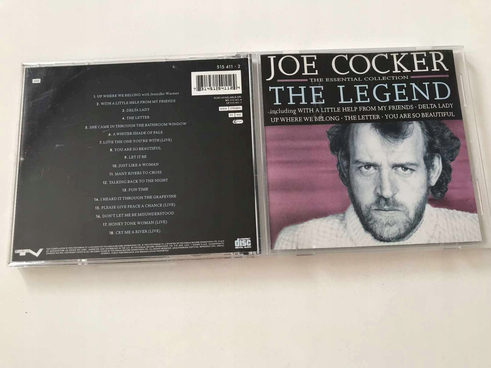CD Joe Cocker The Legend. The Essential Collection STAN 5/6 18080621691 ...