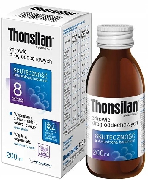 Thonsilan syrop zdrowie dróg oddechowych 200 ml (5907461319953) • Cena ...