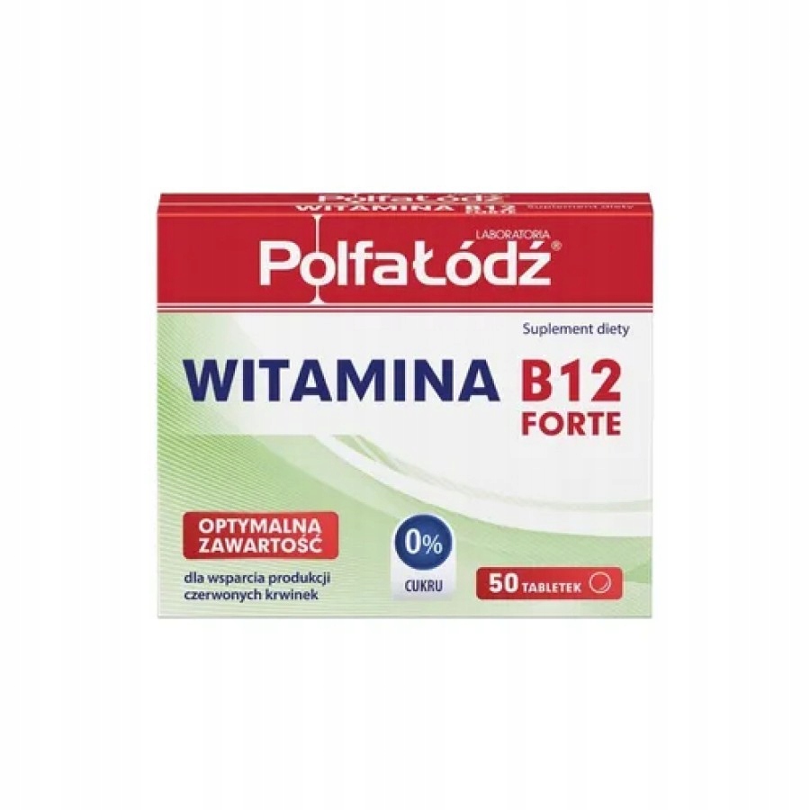 VITAMINUM B12 FORTE - 50 tabletek (5907698306849) • Cena, Opinie ...