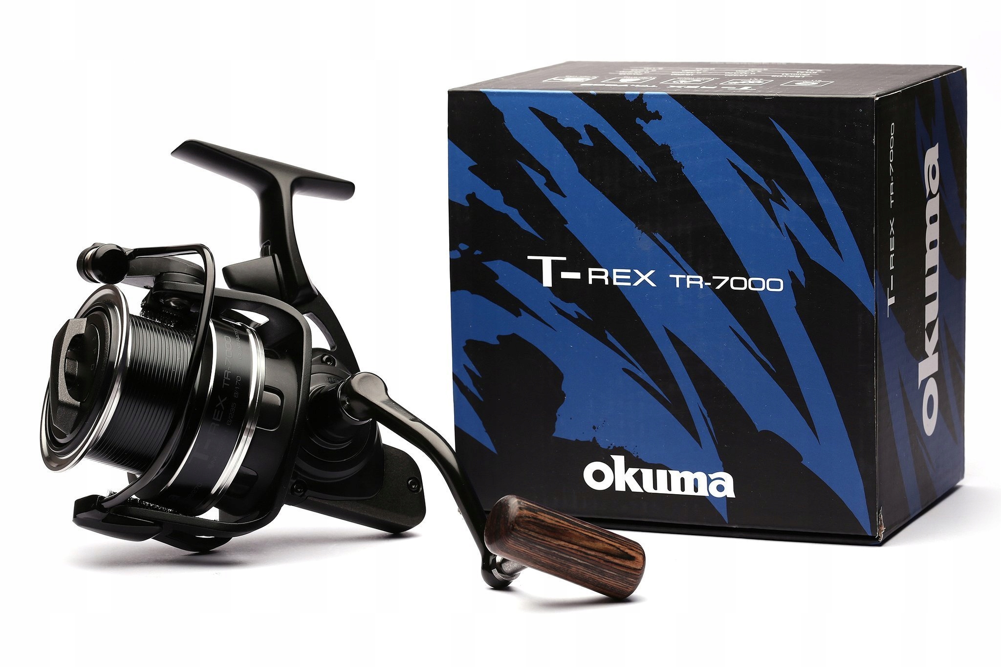 KOŁOWROTEK KARPIOWY OKUMA T-REX TR 7000 - 4718947046697 - 15048436685 - Allegro