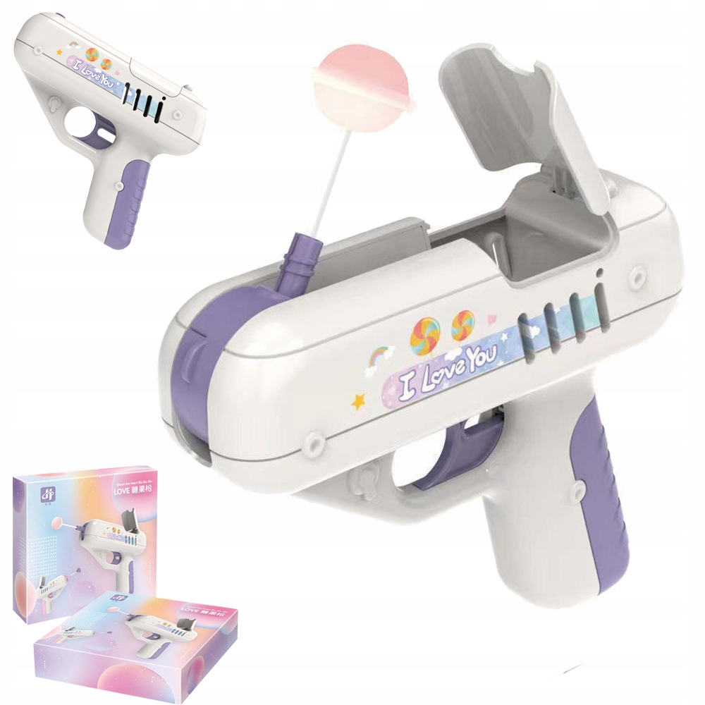 Hračka s pistolí na cukroví Lízátko Překvapení za 160 Kč - Allegro