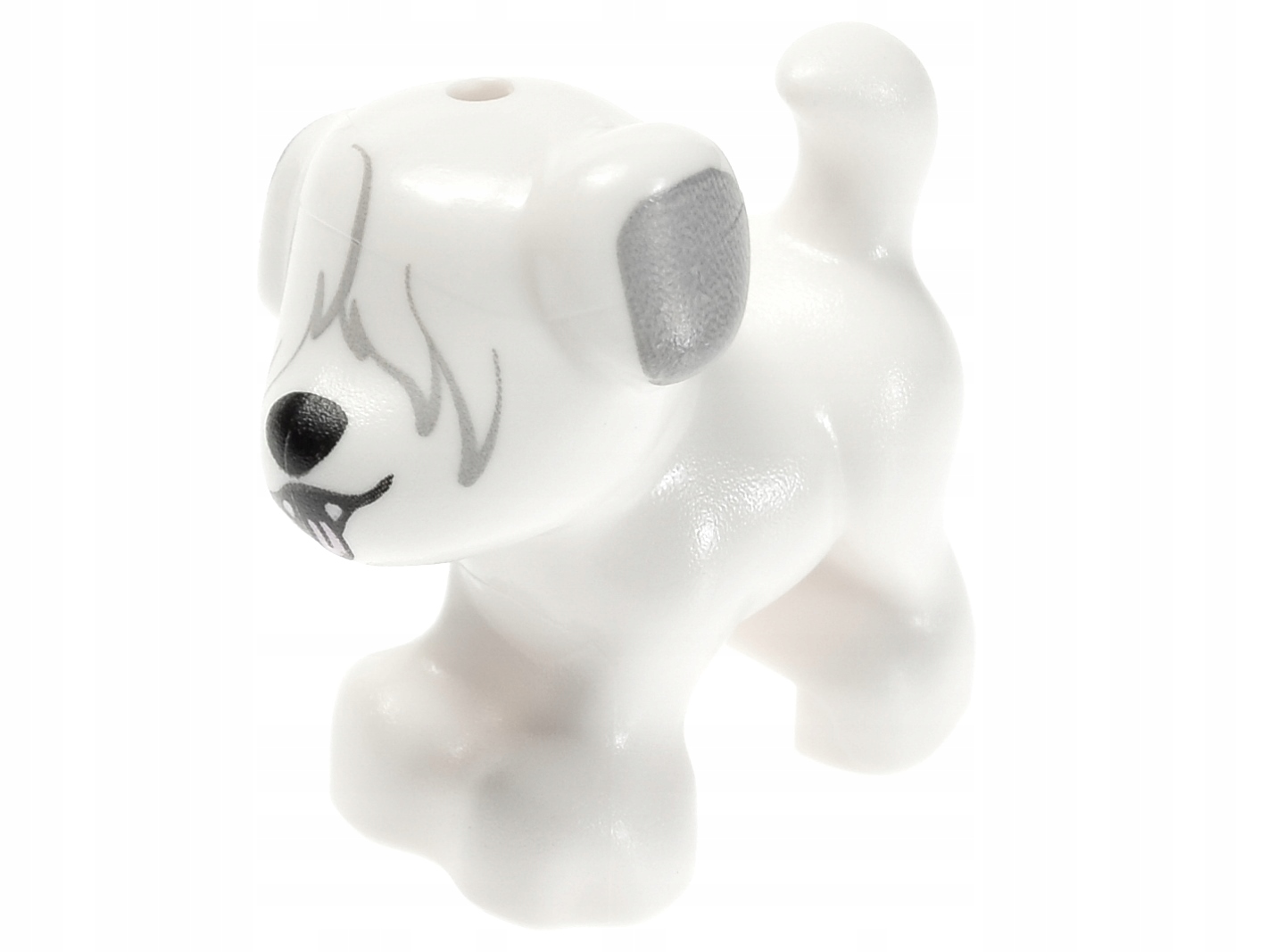 LEGO Pies piesek z grzywką 93088pb06 biały 12631304637 - Allegro.pl