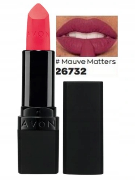 AVON Ultramatowa szminka Mauve Matters • Cena, Opinie - Allegro