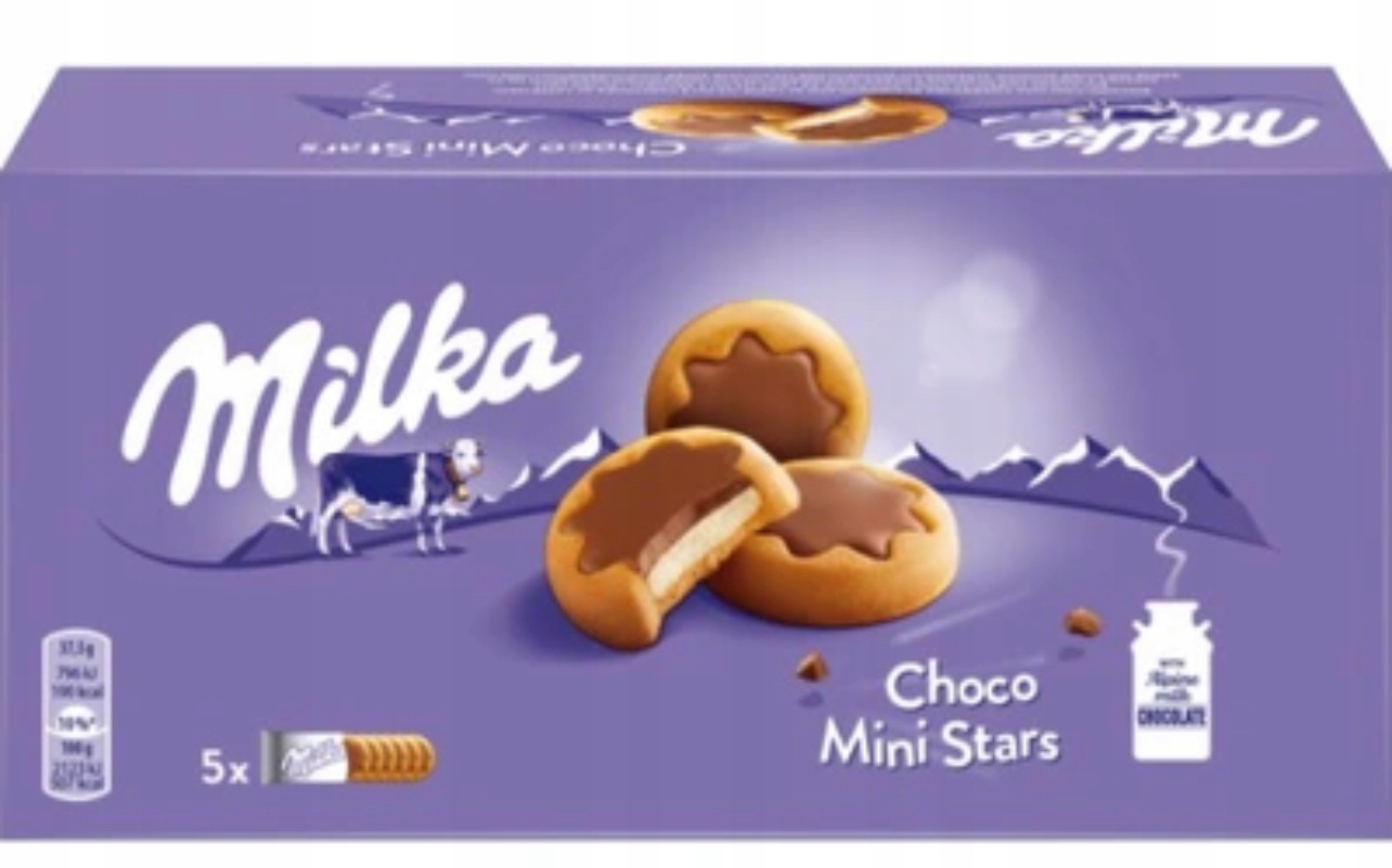 MILKA ciastka CHOCO MINI STARS 185g 11436825022 - Allegro.pl