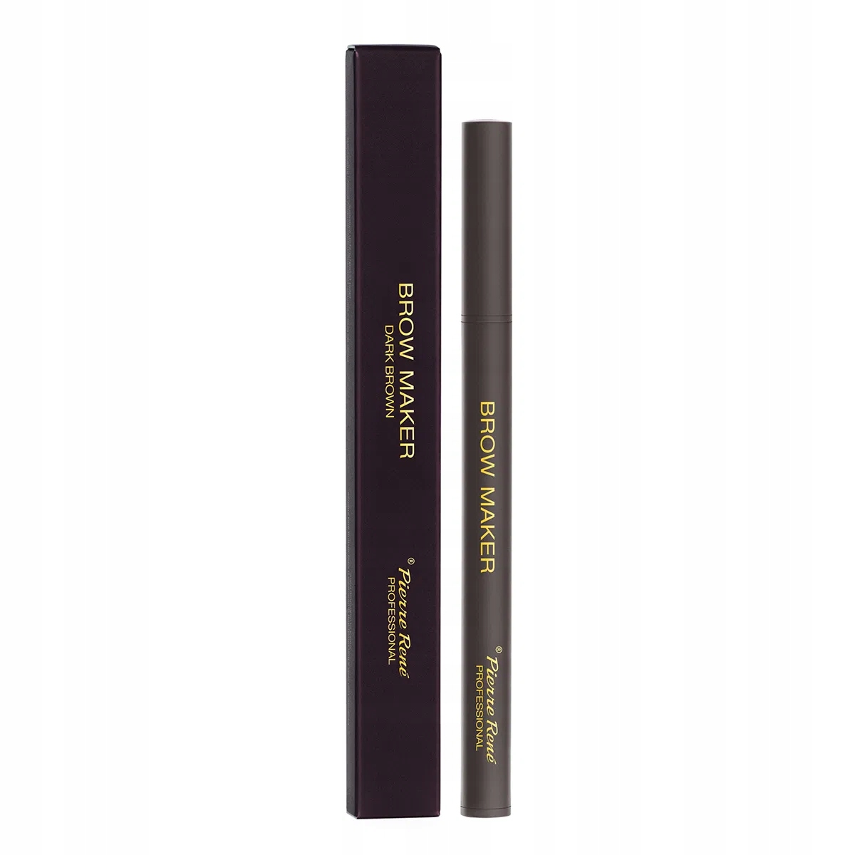 Pierre Rene Brow Maker pisak do brwi Dark Brown 0.5g • Cena, Opinie - Allegro