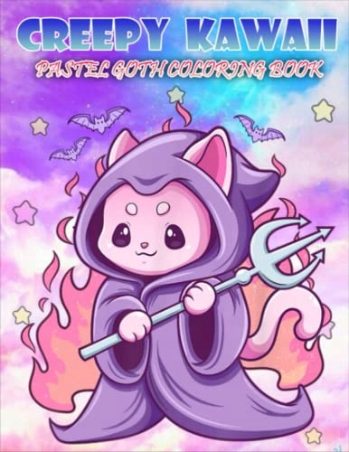 Philipp, Gebhard Creepy Kawaii Pastel Goth Coloring Book: Cute And ...