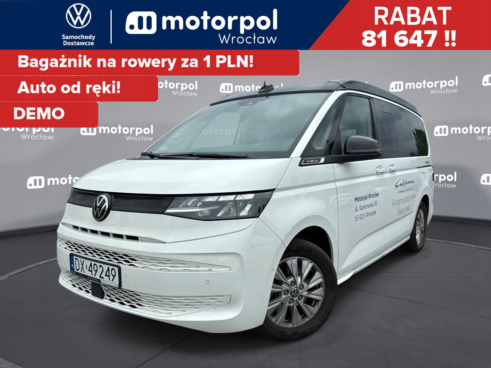 Volkswagen California Demo BEACH TOUR 5-OS. TSI 20 - Allegro