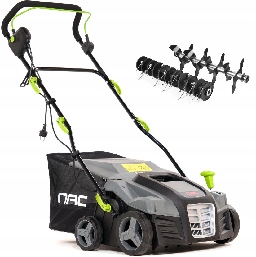 NAC SCE200-40-W AERATOR WERTYKULATOR 40CM KOSZ 55L 2000W (5905842524064) • Cena, Opinie ...