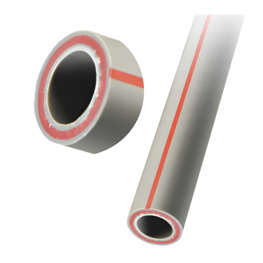 RURA ZGRZEWANA DO INSTALACJI C.O. CIEPŁEJ I ZIMNEJ WODY 1 METR Ø 25x4,2mm (5906871304030) • Cena ...