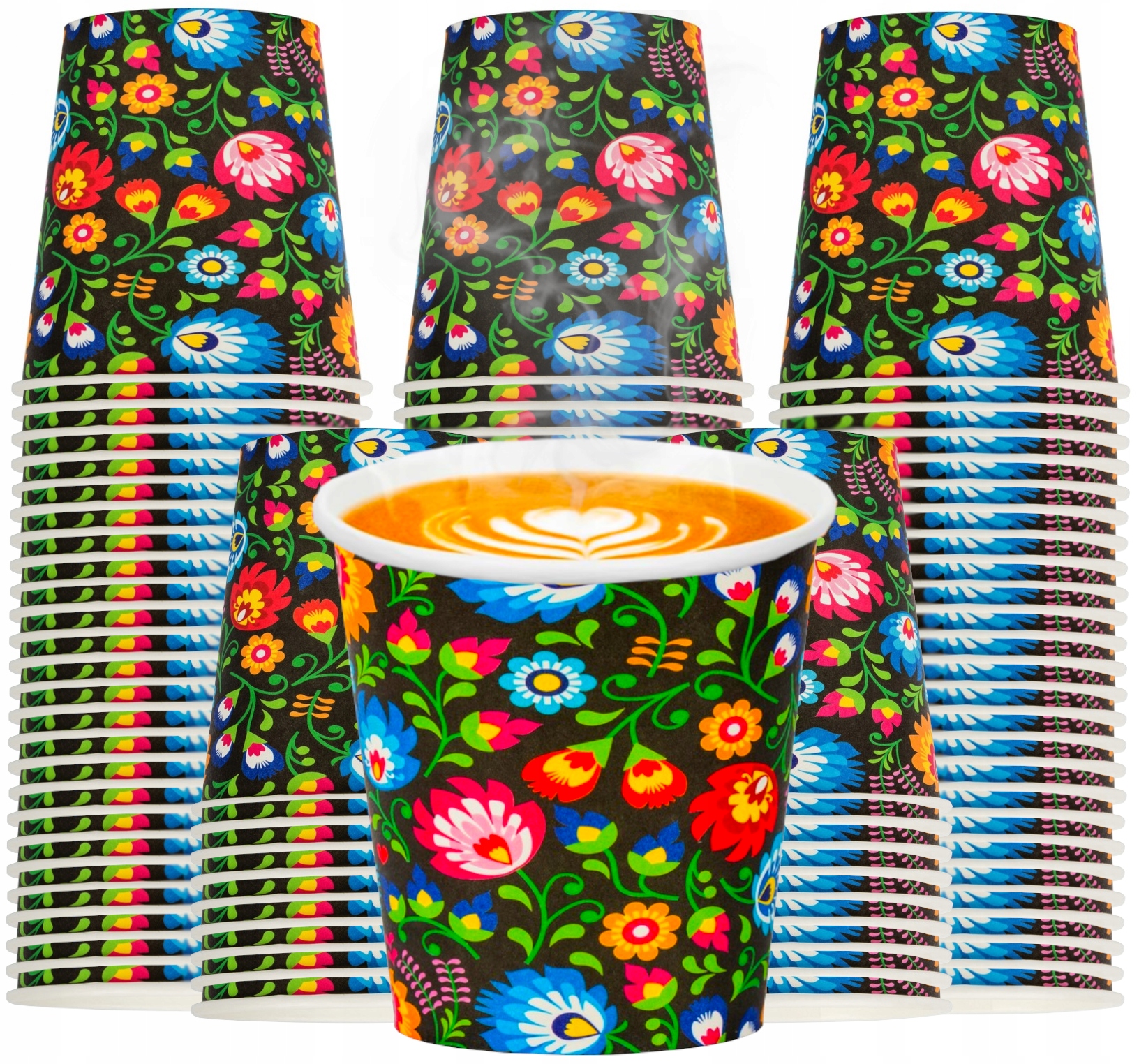 KUBKI PAPIEROWE DO KAWY KUBECZKI JEDNORAZOWE 250ml ORYGINALNY WZÓR ...