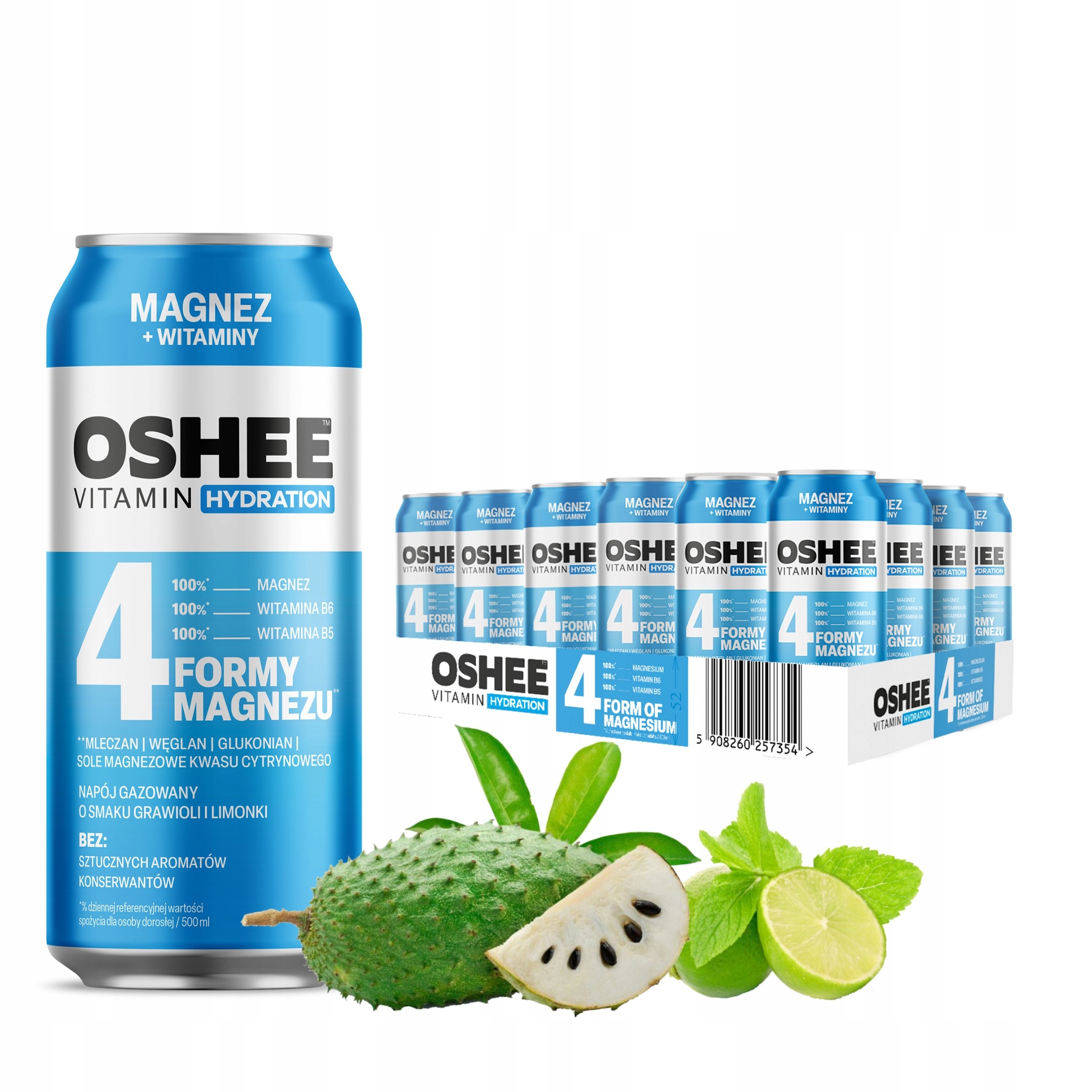 Oshee Vitamin Hydration 4 Formy Magnezu 500ml x24 (5908260257347 ...