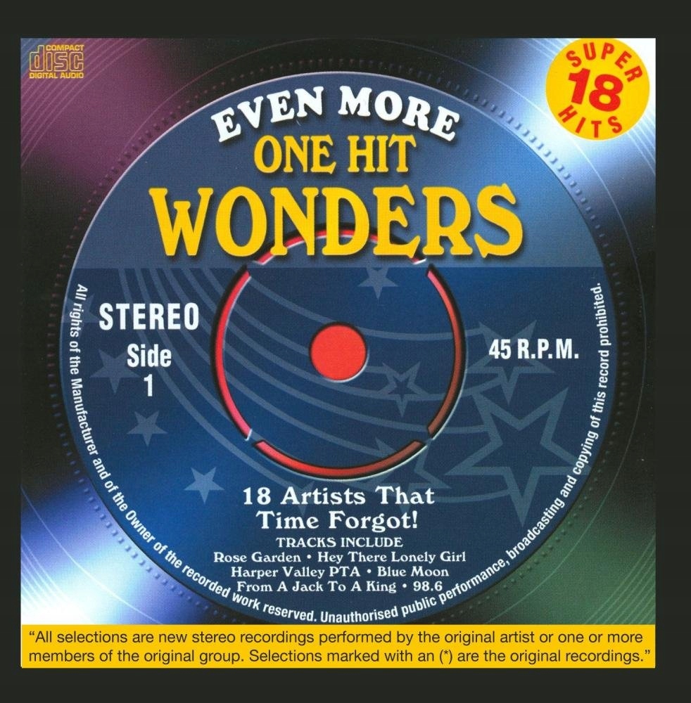 Even More One Hit Wonders Válogatás Különböző Előadóktól CD ...