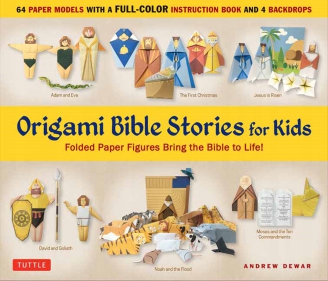 Origami Bible Stories for Kids Kit: Fold Paper (13736024182) | Książka ...