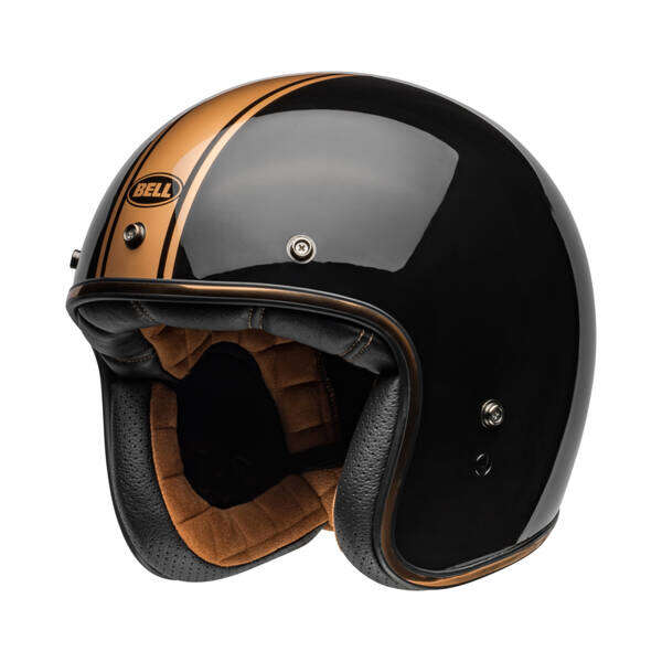 KASK MOTOCYKLOWY OTWARTY BELL CUSTOM 500 ECE6 RALLY BLACK/BRONZE L ...