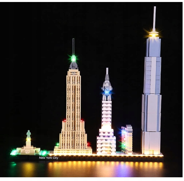 Oświetlenie LED do Lego 21028 Architecture New York City • Cena, Opinie ...