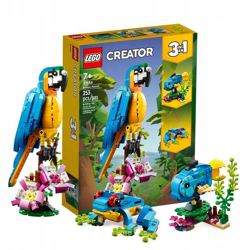 31136 - LEGO Creator - Egzotyczna papuga 14676226275 - Allegro.pl