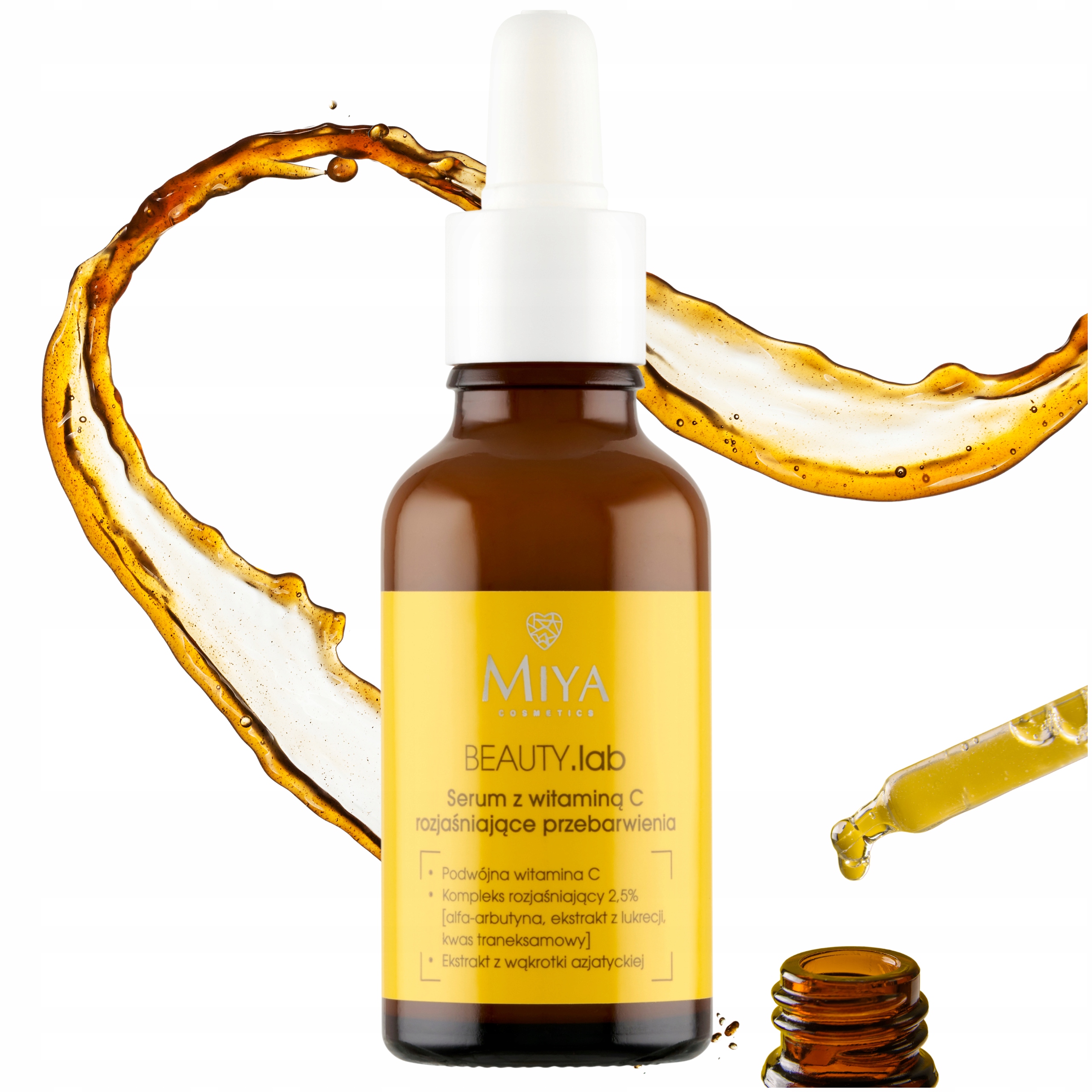 Serum z Witaminą C Rozjaśniające Przebarwienia Wygładzajace 30 ml Miya (5904804151355) • Cena ...