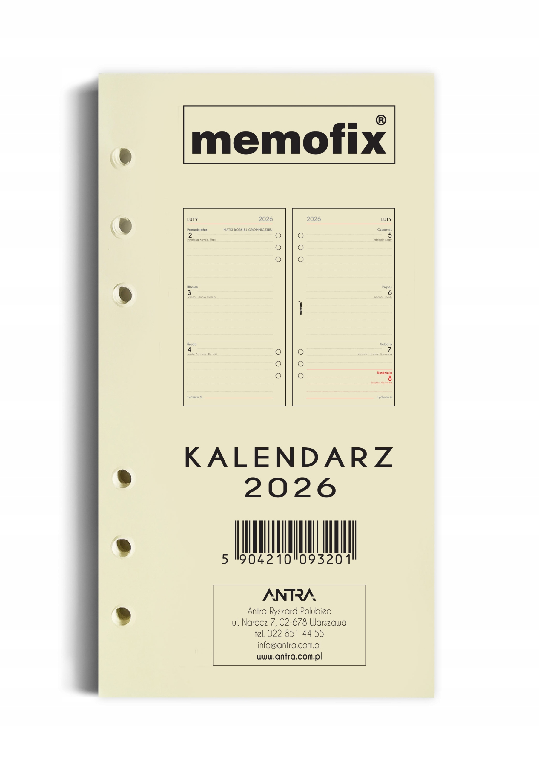 Kapesní kalendář B6 2026, (5904210093201) • Ceny, Recenze - Allegro