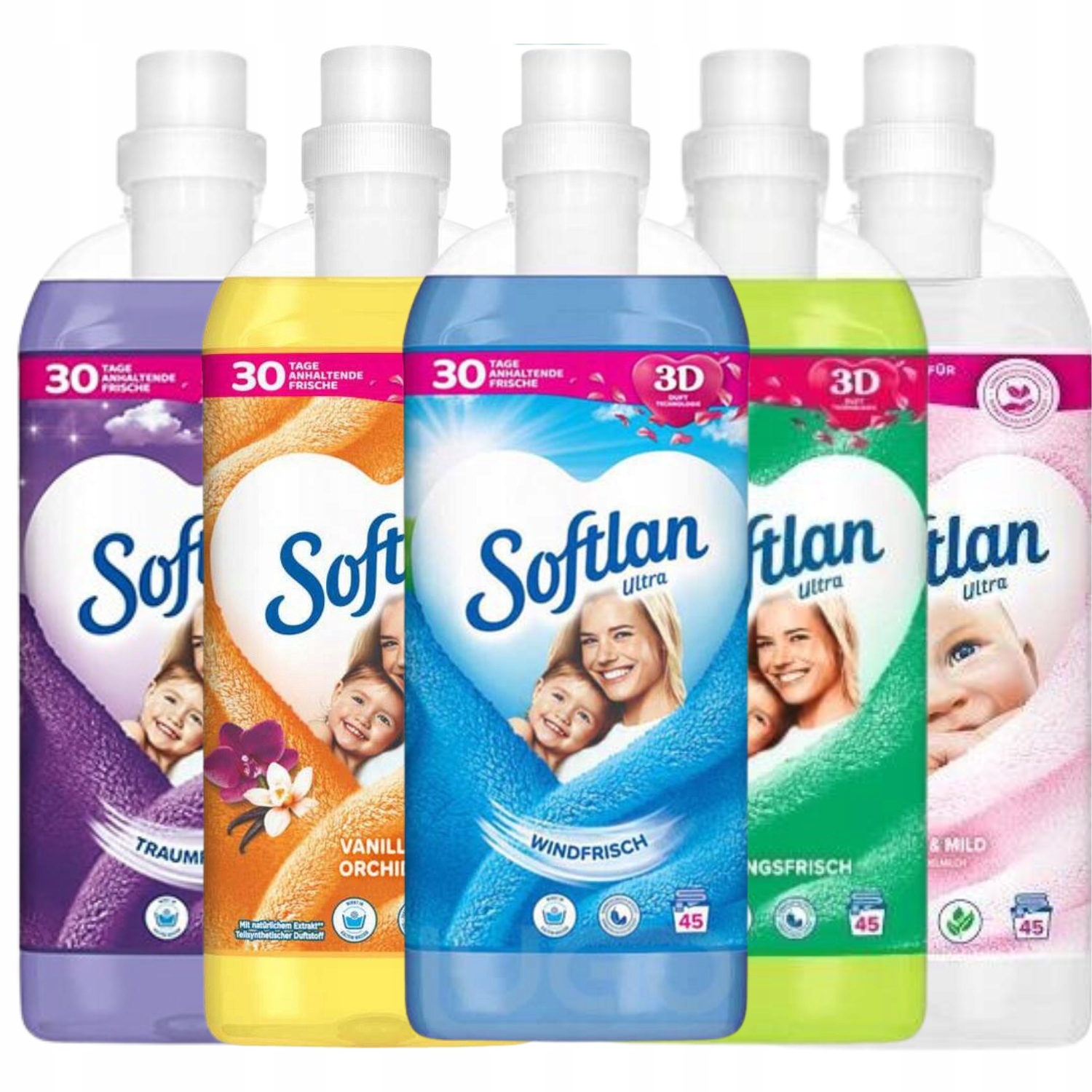 SOFTLAN ULTRA SADA AVIVÁŽNYCH KVAPALÍN NEMČINA DE 5X1L - Allegro