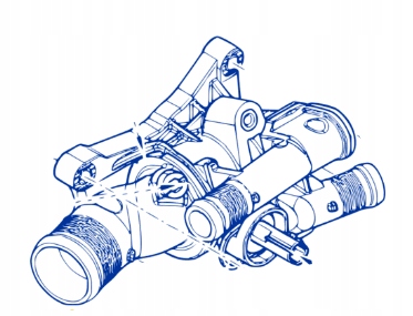 Obudowa termostatu Renault OE 110606973R 0001106069731 za 345.00PLN z ...