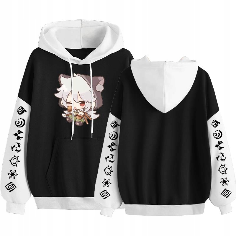 Y2K MIKINA Genshin Impact Kawaii Razor Cartoon za 346 Kč - Allegro