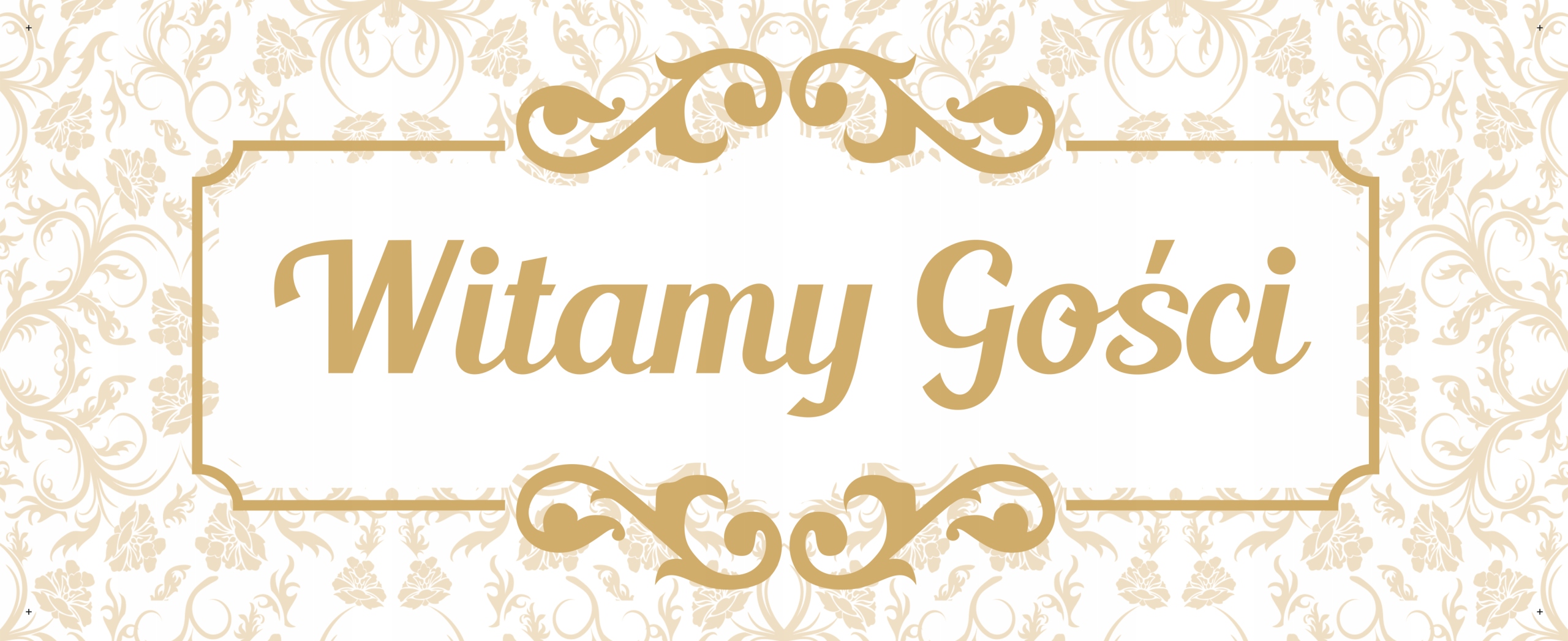 Baner Witamy Gości - Ślub i wesele - Allegro.pl