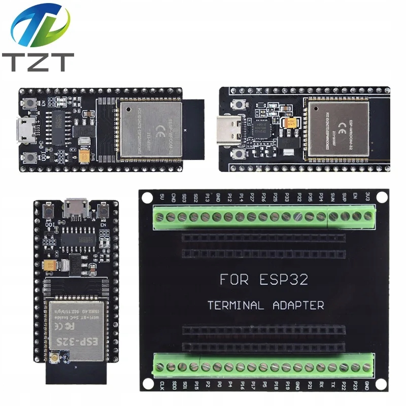 Płytka rozwojowa ESP32 ESP-32S NodeMCU-32S mikro/TYPE-C moduł bezprzewodowy za 39 zł z putian ...