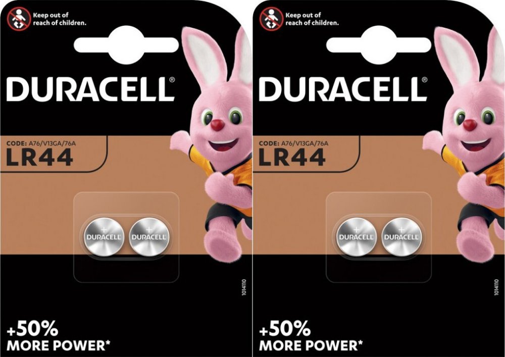 BATERIE ALKALICZNE DURACELL LR44 A76 1,5V 2szt x2 - Sklep, Opinie, Cena ...