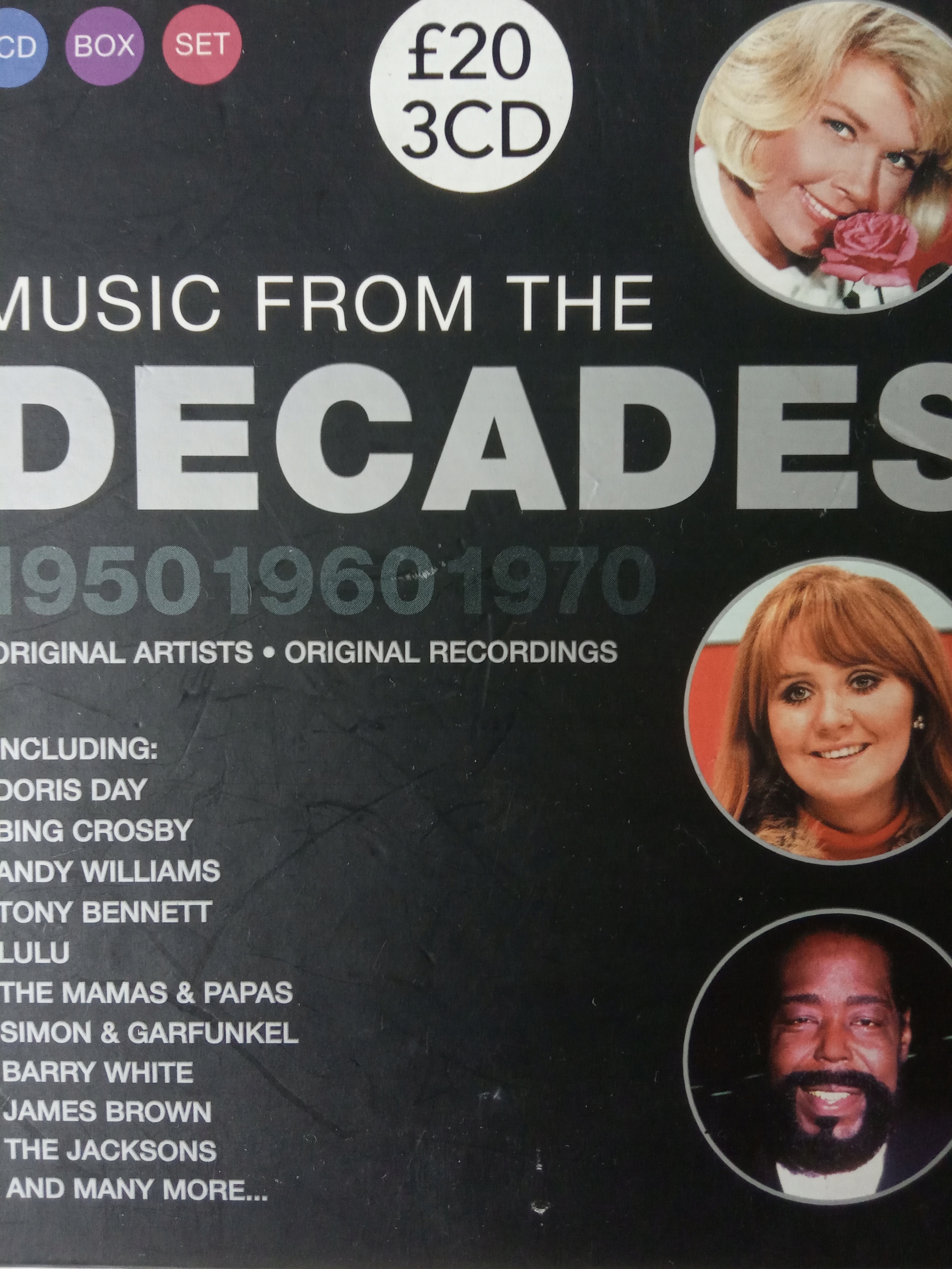 MUSIC FROM THE DECADES 1950 1960 1970 , 3 cd 15880800996 - Sklepy ...