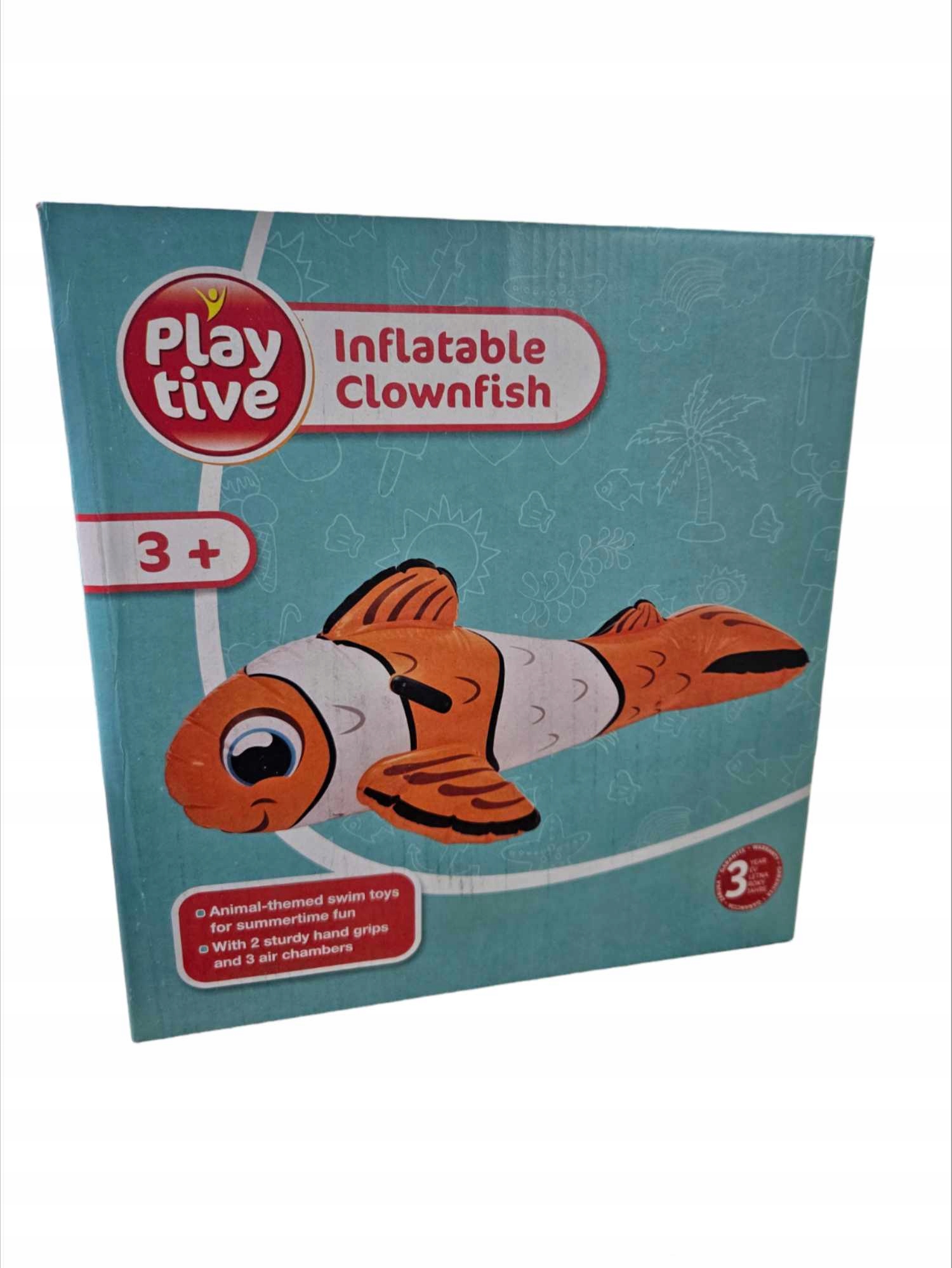 Nafukovacia RYBKA do vody do plaveckého bazéna Fúkač bazén 3+ PLAY TIVE ...