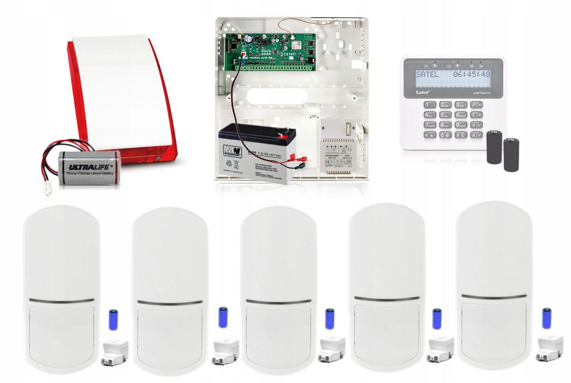 SATEL ALARM DO DOMU RADIOWY 5 CZUJEK GSM APP • Cena, Opinie 12635333400 ...