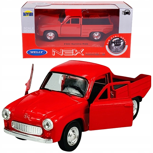 KULTOWE MODELE METAL WELLY FSO SYRENA R20 PICK-UP RÓŻNE KOLORY DO ...