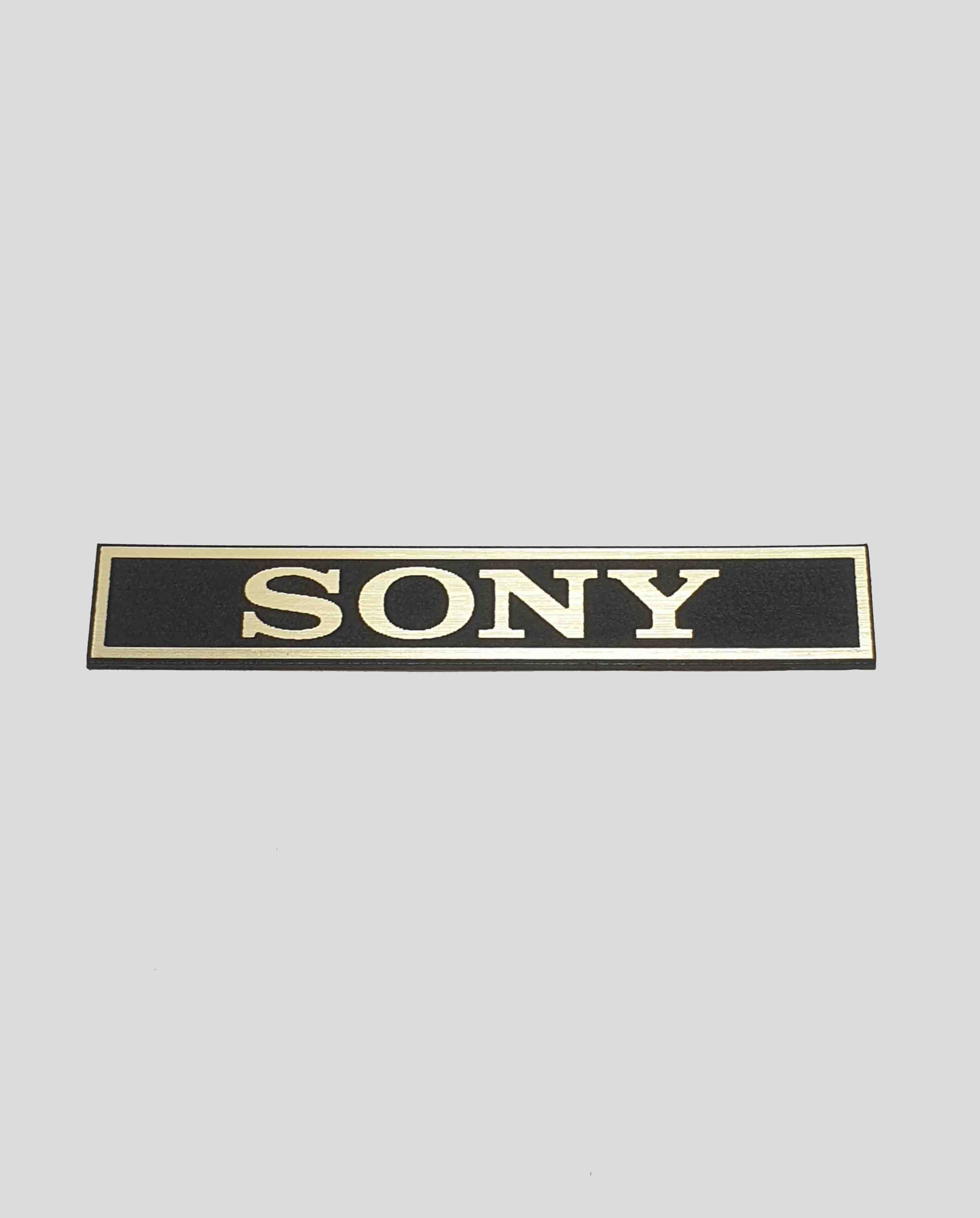SONY naklejka emblemat 60 x 10 mm*ZŁOTA w Bydgoszcz - Sklep, Opinie ...
