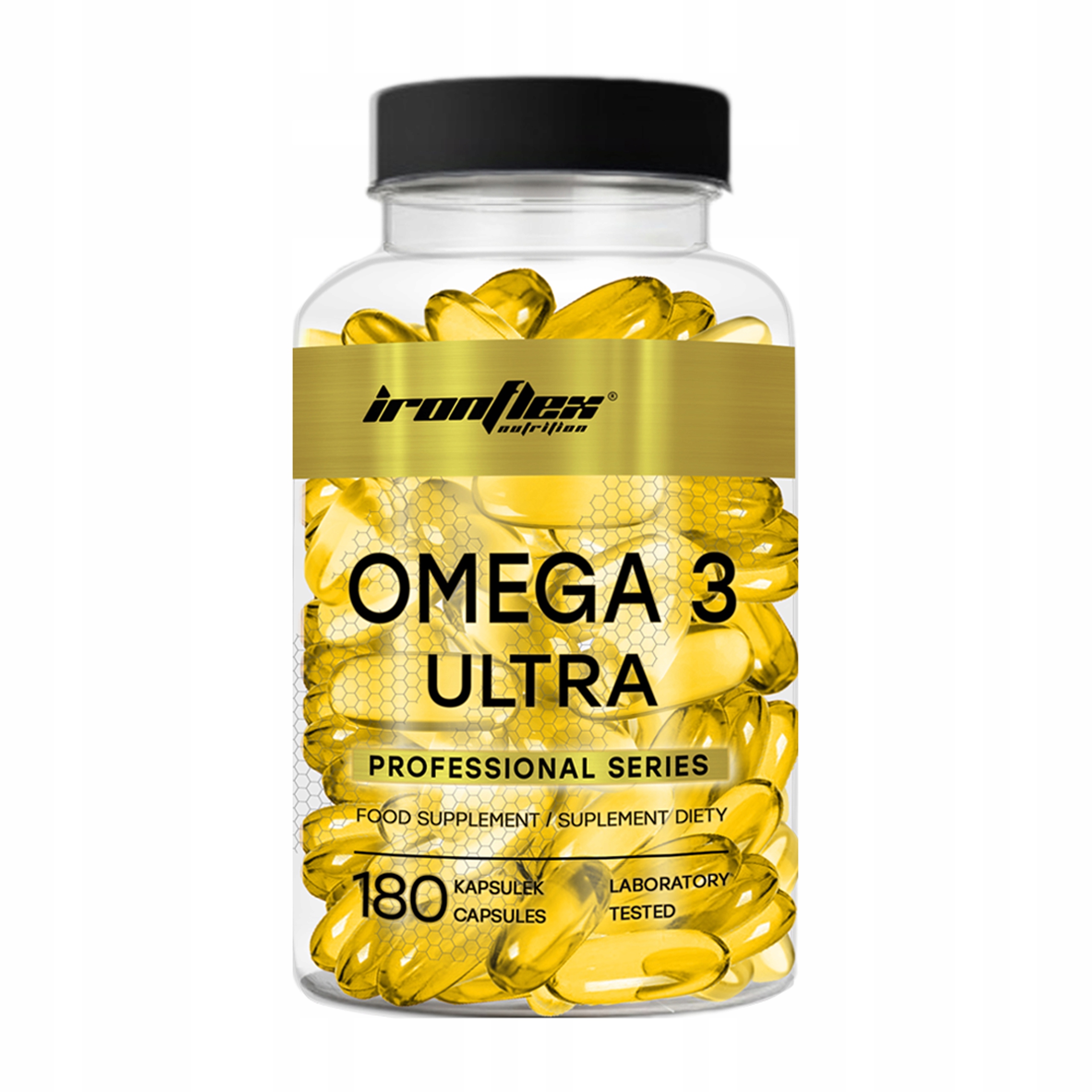 IRONFLEX OMEGA 3 180kaps KWASY TŁUSZCZOWE DHA EPA OMEGA-3 ODPORNOŚĆ ...