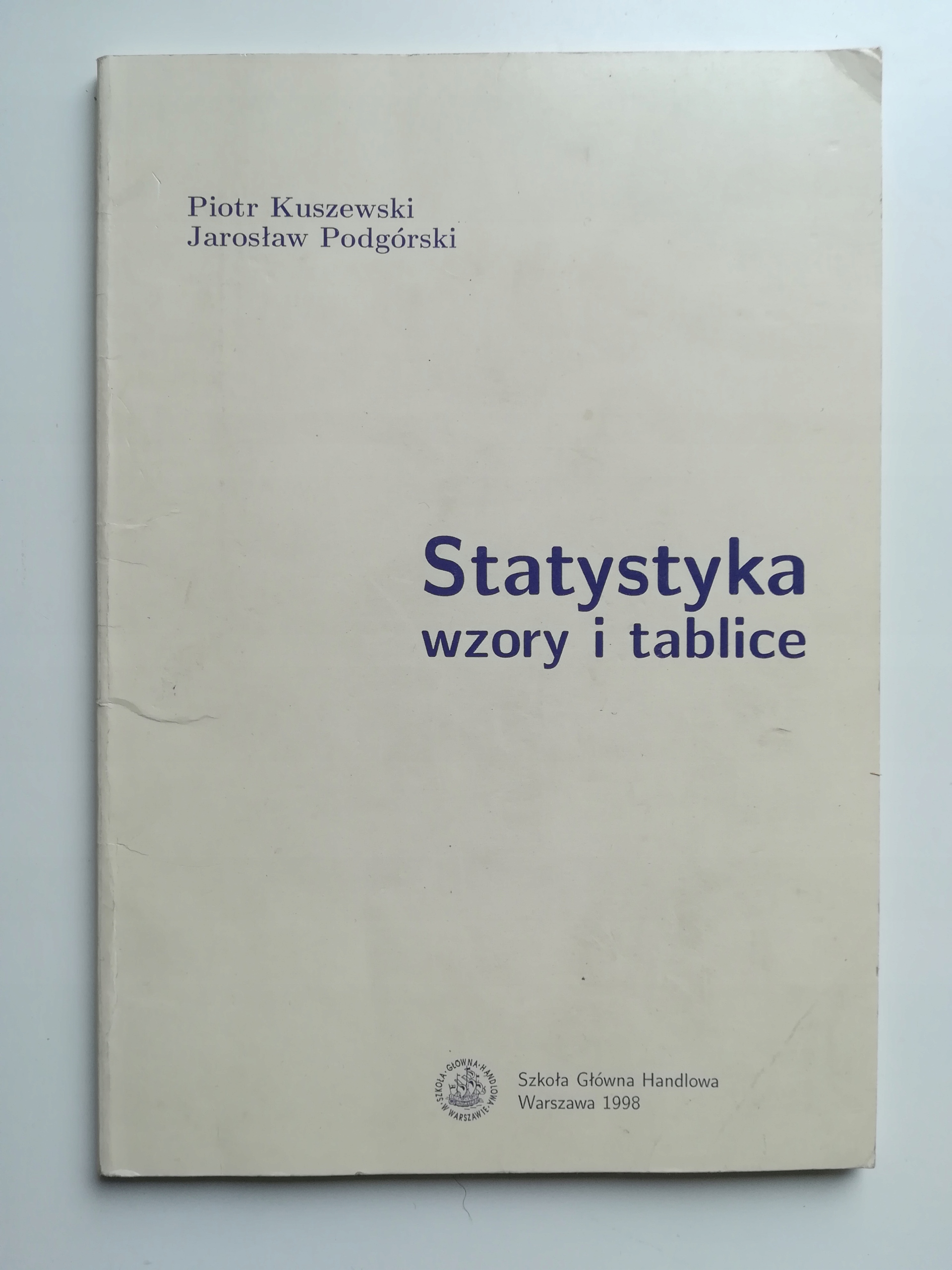 Statystyka wzory i tablice Piotr Kuszewski (13159000415) | Książka Allegro