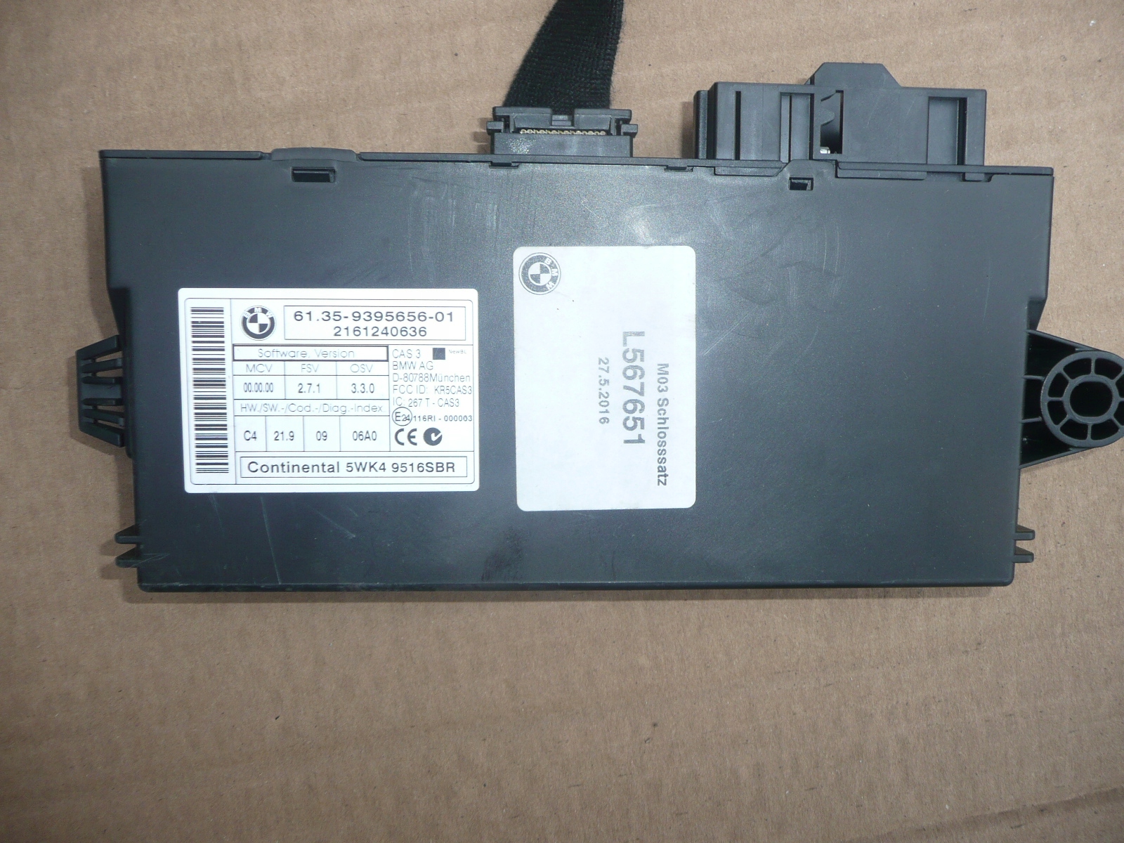 BMW X5 E70 LIFT moduł cas 9395656 • Cena, Opinie - Allegro