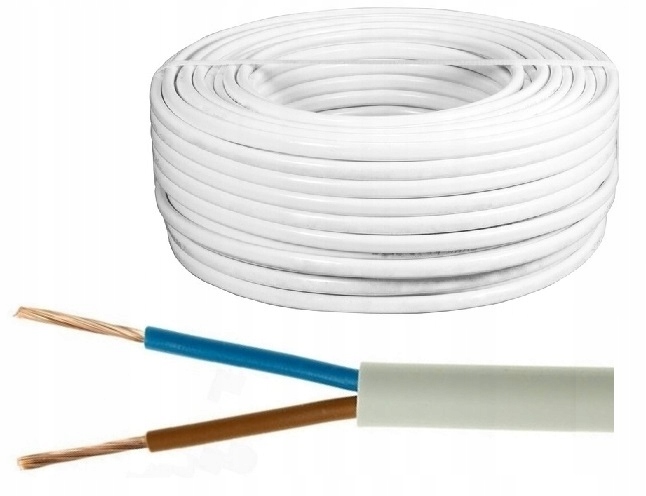 PRZEWÓD KABEL ELEKTRYCZNY PŁASKI MIESZKANIOWY LINKA OMYp 2x0,5 300V 50M ... PRZEWÓD KABEL ELEKTRYCZNY PŁASKI MIESZKANIOWY LINKA OMYp 2x0,5 300V 50M ...